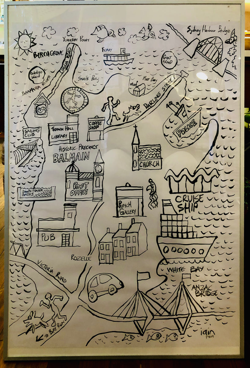 Balmain Map Poster – Punch Gallery