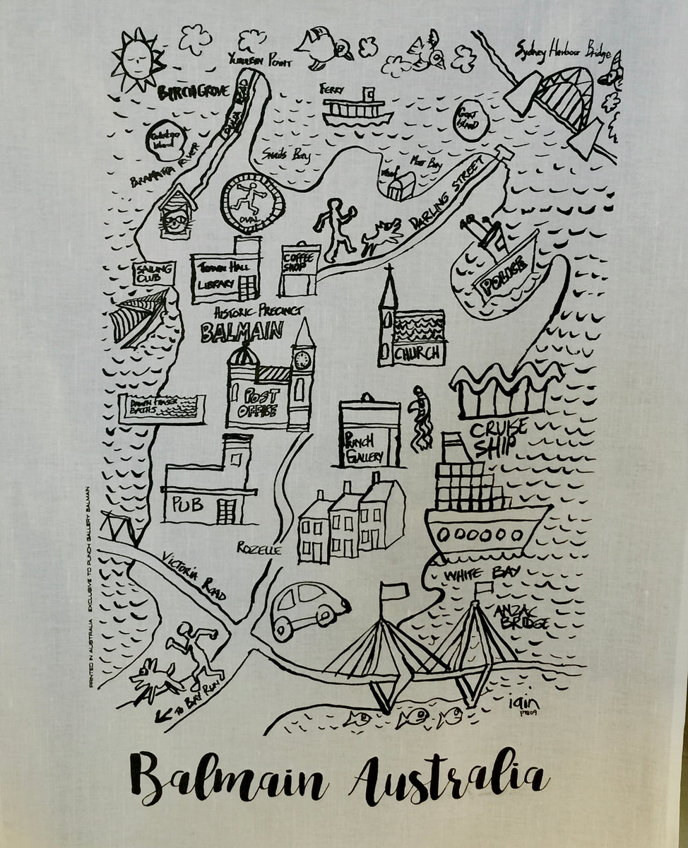 Balmain Teatowel – Punch Gallery